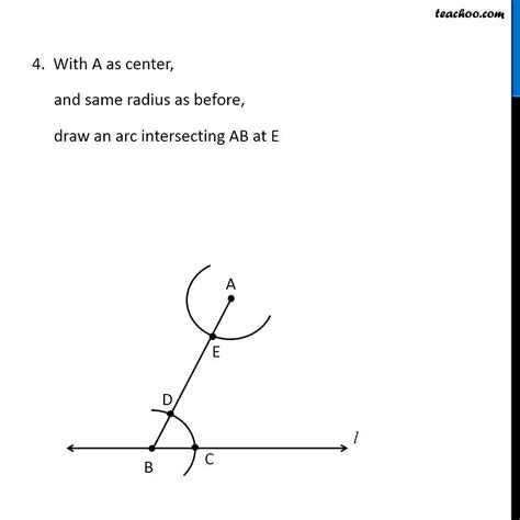 Construction Of A Line Parallel To A Given Line Through A Point Not O