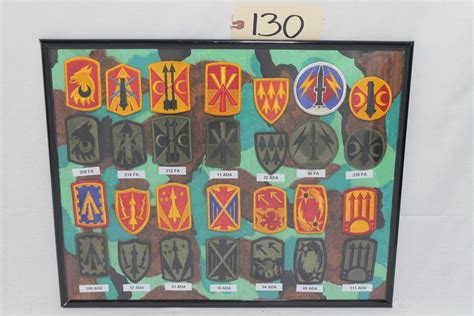 Lot Of Ada Bdes Military Patch Variations