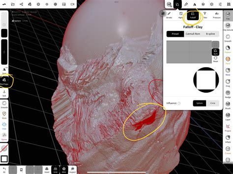 Huge Number Of Polygons And Tangled Mesh When Adding Clay Quickly