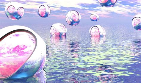 Download Surreal Bubble Dreamscape Wallpaper