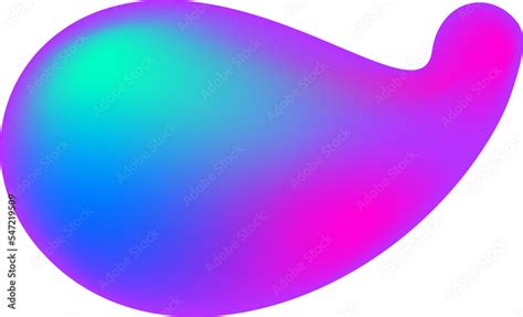 gradient blob shape abstract organic random form liquid fluid