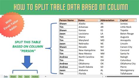 smart excel on linkedin how to split data in multiple worksheets