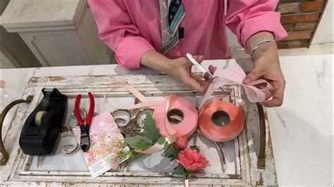 카네이션 코사지 만들기 Youtube