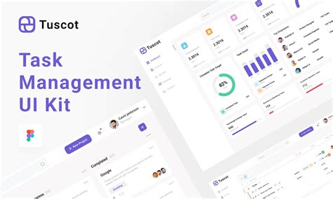 task management ui kit free figma template for uncategorized