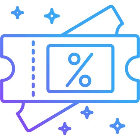 Coupon Code Generic Gradient Outline Icon