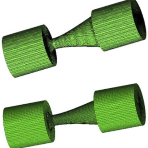 Finite Element Models Of Conical Tube And Hyperbolic Tube Download Scientific Diagram