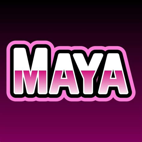 premium photo maya typography 3d design cute text word cool