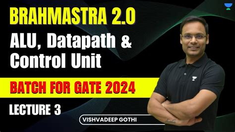 Coa Lecture 3 Alu Datapath And Control Unit Brahmastra 20