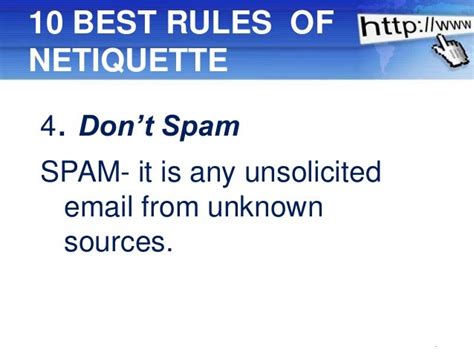 10 Rules Of Netiquette Gertyfreak