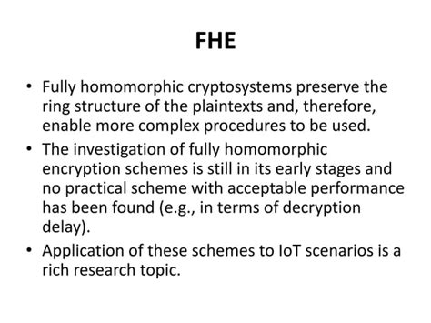 Homomorphic Encryption Schemepptx