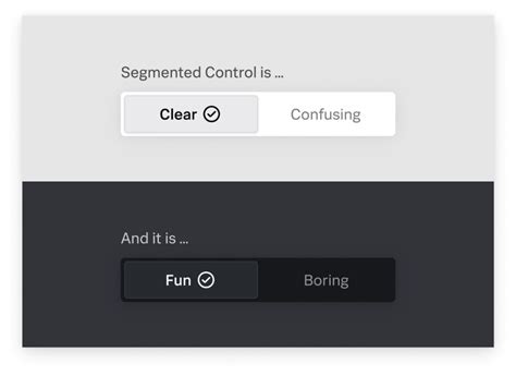 Reducing Ambiguity On The Segmented Control Ui Design Ui Design Human Interface Guidelines