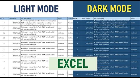 Dark Mode For Excel Minute Step By Step How To YouTube