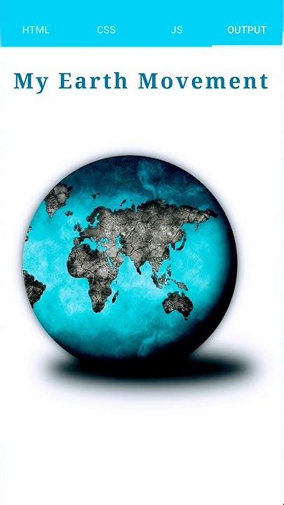 3d Earth Using Html Css Coding Youtube