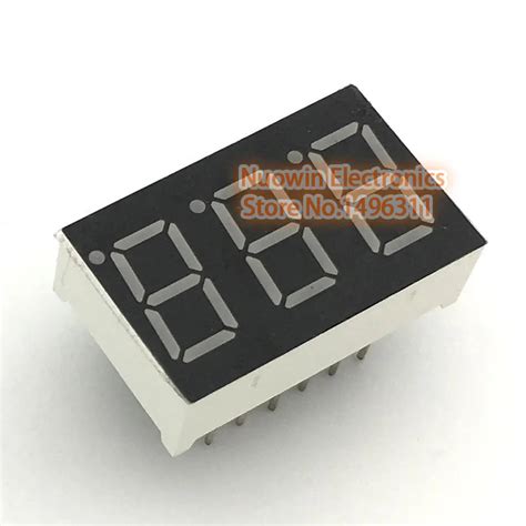 Pcs Segment Common Anode Bit Digital Tube In Red LED Display Segmentos LED