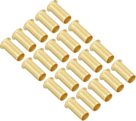 Patikil 5 16 Tube Id Brass Compression Insert 20 Pack Insert Tube Support