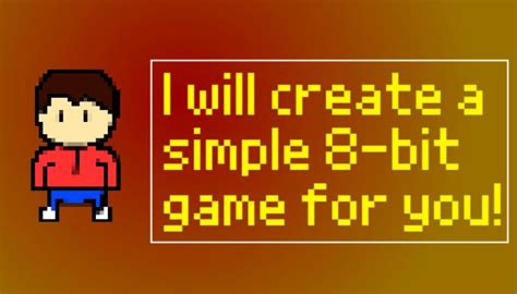 Create An 8 Bit Game For You By Playgamerthree Fiverr