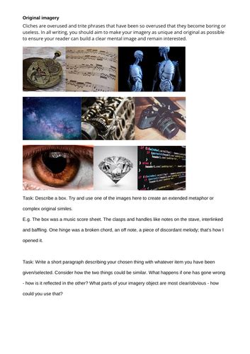 Imaginative Writing Igcse Edexcel Teaching Resources