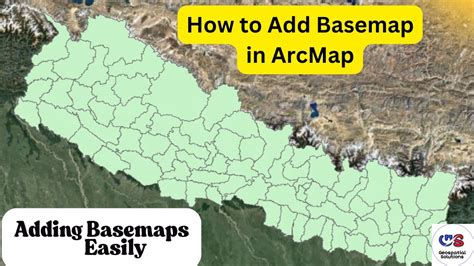 How To Add Basemap In Arcmap Geospatial Solutions Youtube