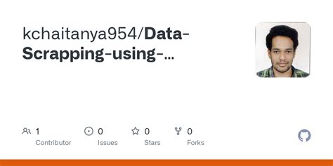 github kchaitanya954 data scrapping using selenium