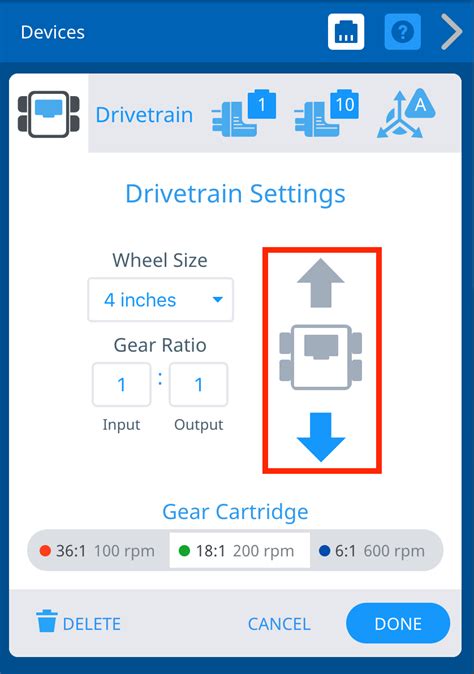 Configuring A Motor Drivetrain In VEXcode V VEX Library