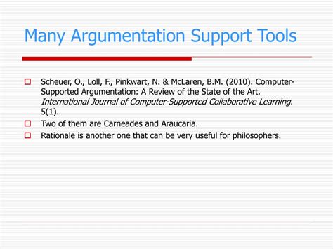 Ppt The Current Agenda Of Argumentation Theory Powerpoint Presentation Id 1265799