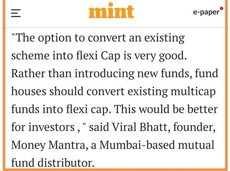 Viral Bhatt 🇮🇳 On Linkedin Flexicap