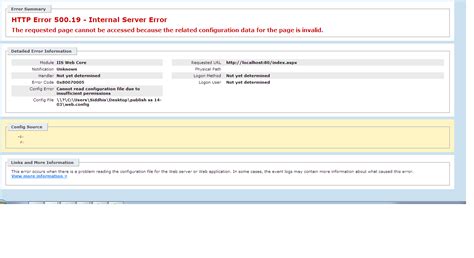 server error error 500 19 internal server error stack