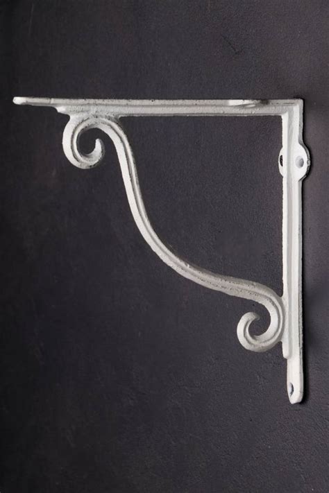 Bracket Plain Curl Antique White Build It Hillcrest Online Store