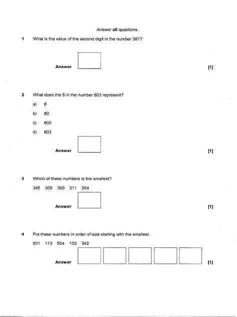 Maths Year 8 All Levels Pdf