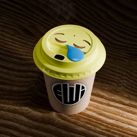 3d Sleepy Coffee Behance
