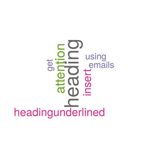 emacs lisp get attention in those emails by using heading underlined