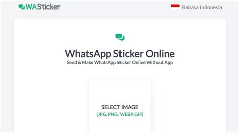 Cara membuat stiker WhatsApp tanpa aplikasi, cepat dan tidak ribet