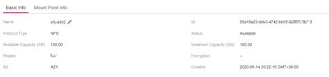 Viewing A File System — Scalable File Service User Guide
