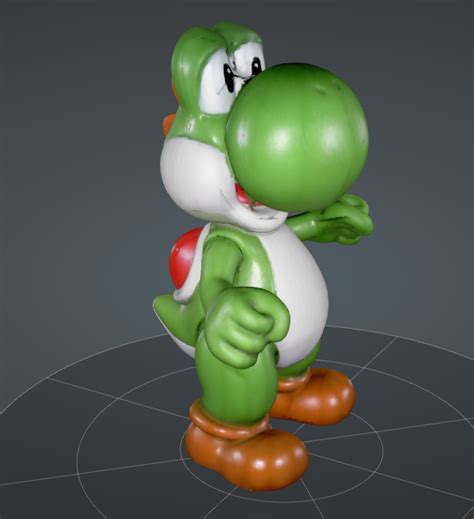 Obj File Yoshi・3d Print Design To Download・cults