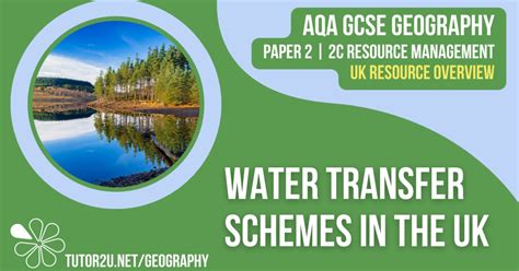 Topic Video For Aqa Gcse Geography Water Transfer Schemes In The Uk