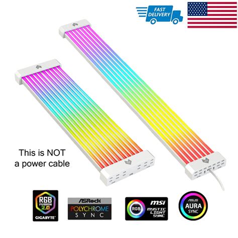 8pin 24pin Addressable Rgb Argb Sync Pcie Vga Motherboard Strimer Cable Cover Ultimate Encounter