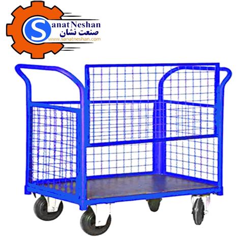 تولید چرخ دستی چهار چرخ حمل بار صنعت نشان