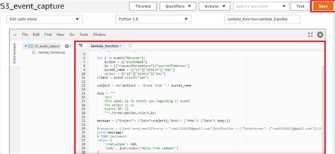 Capture S3 Events Using Lambda Function And Send Status Mail Using Ses ⋆ Deltafrog Technology