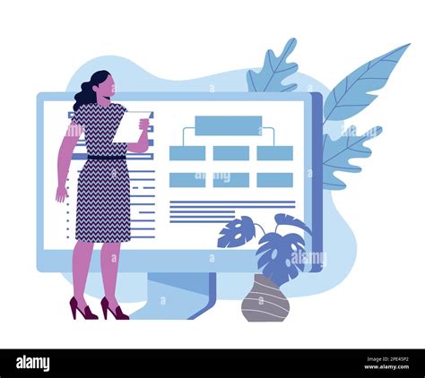 Interactive Learning Concept Stock Vector Image And Art Alamy