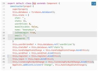 Lecture React Native Firebase Authentication PPT