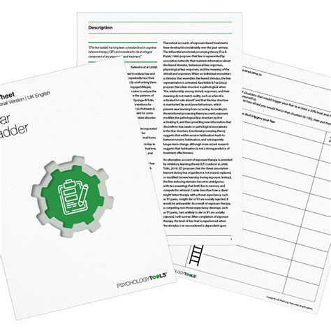Fear Ladder Psychology Tools