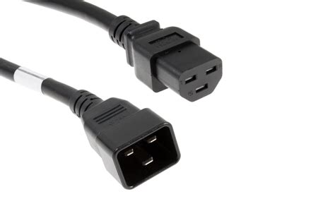 AC Power Cord C To C AWG Ft Black