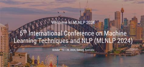 5th International Conference On Machine Learning Techniques And Nlp