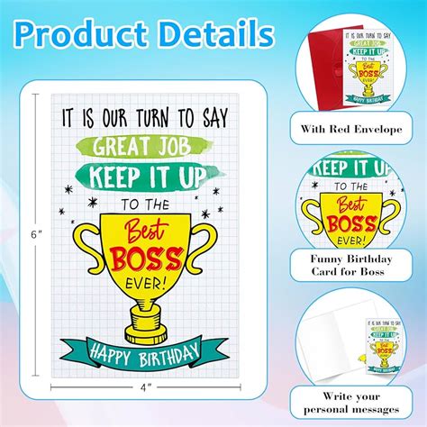 Boss Funny Birthday Card Printable