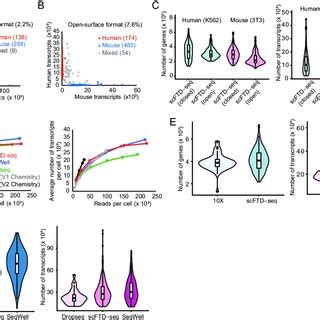 Technical Performance Of ScFTD Seq A Mixed Species Experiments Download Scientific Diagram