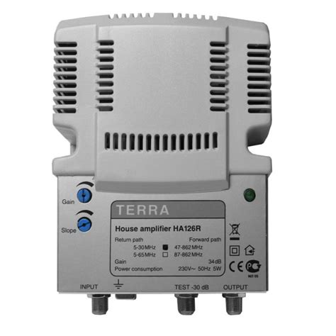 Amplifier Interior Dtt Cable Terra 34 Db 2 Outputs