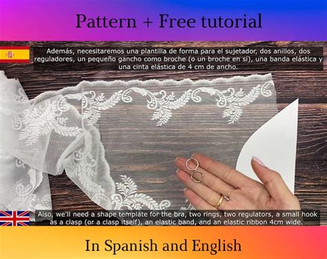 Bra Sewing Pattern Bralette Pdf Pattern Instant Download Brassiere Lingerie Pattern Balconette