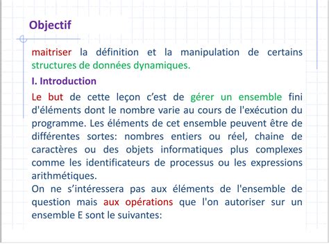 SOLUTION Cours Algorithme Chapitre Structures De Donnees Dynam Studypool