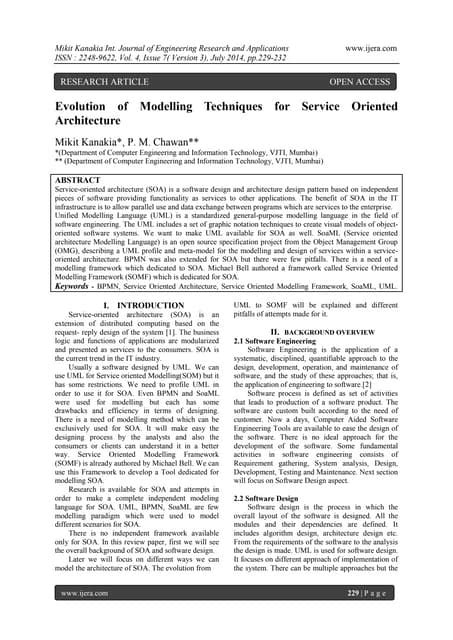 What Is Somf What Is Service Oriented Modeling Pdf