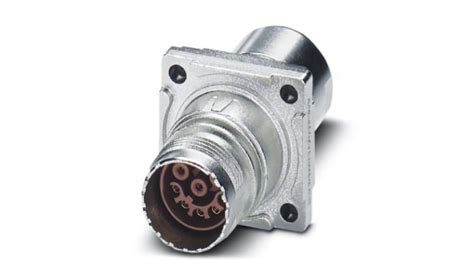 1618834 Phoenix Contact Circular Connector 17 Contacts Front Mount M17 Connector Socket Rs